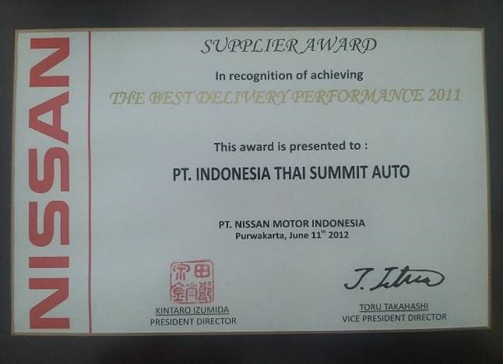 Commitment – PT Indonesia Thai Summit Auto